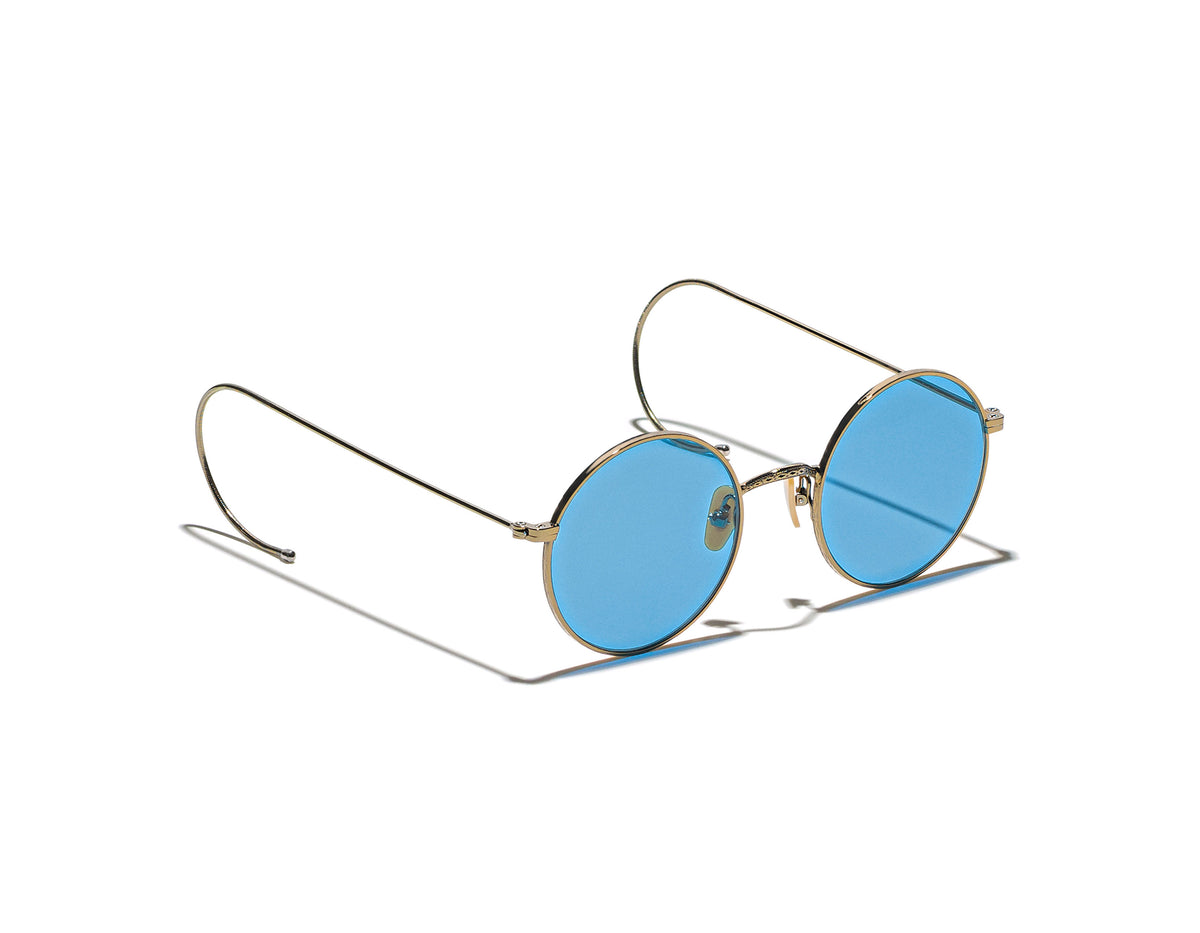 Moscot - Hamish Antique Gold-Celebrity Blue Lens-SUN(47) – BLACKZMITH ...