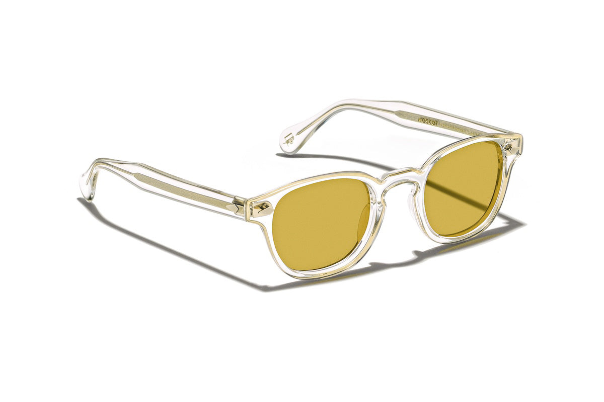 Moscot - Lemtosh 110 Crystal Gold Sun - Amber Lens【110th Anniversary L ...