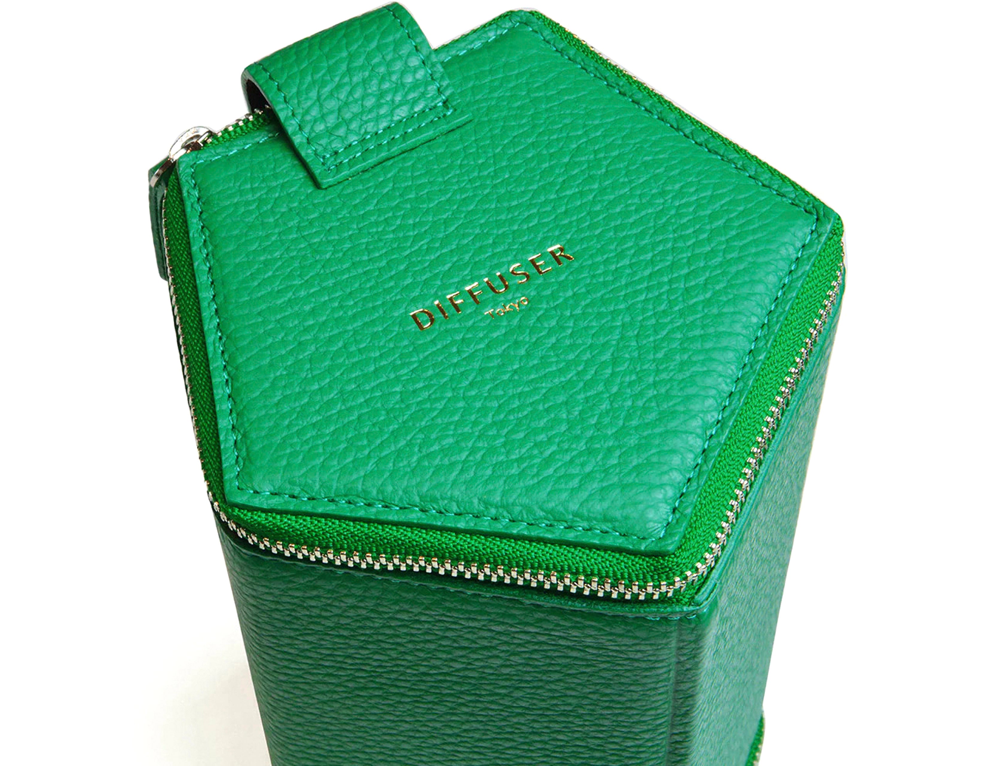 Diffuser Tokyo - Pentagonal Prism Storage Box Type 5 意大利牛皮五角形車用眼鏡收納盒(可 ...