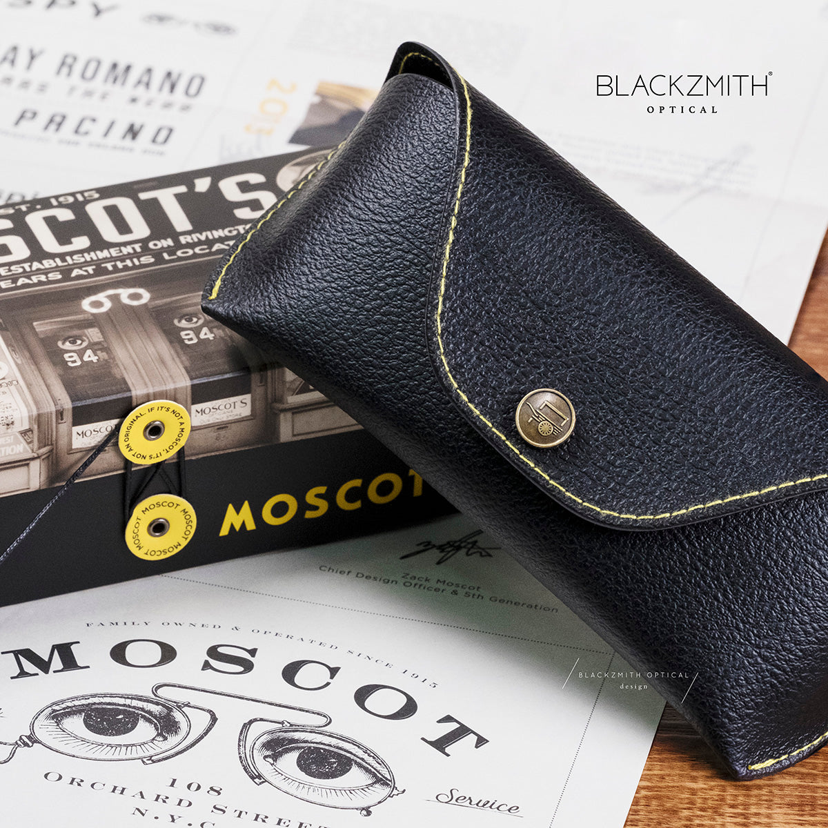 Moscot - Travis Dark Blonde (53)(NAF) – BLACKZMITH Optical